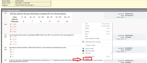 SSC CGL Mains 2024 Answer Key Script Code to check Marks Directly - edumo